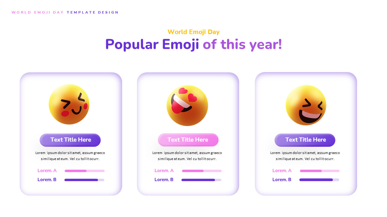 World Emoji Day powerpoint layout