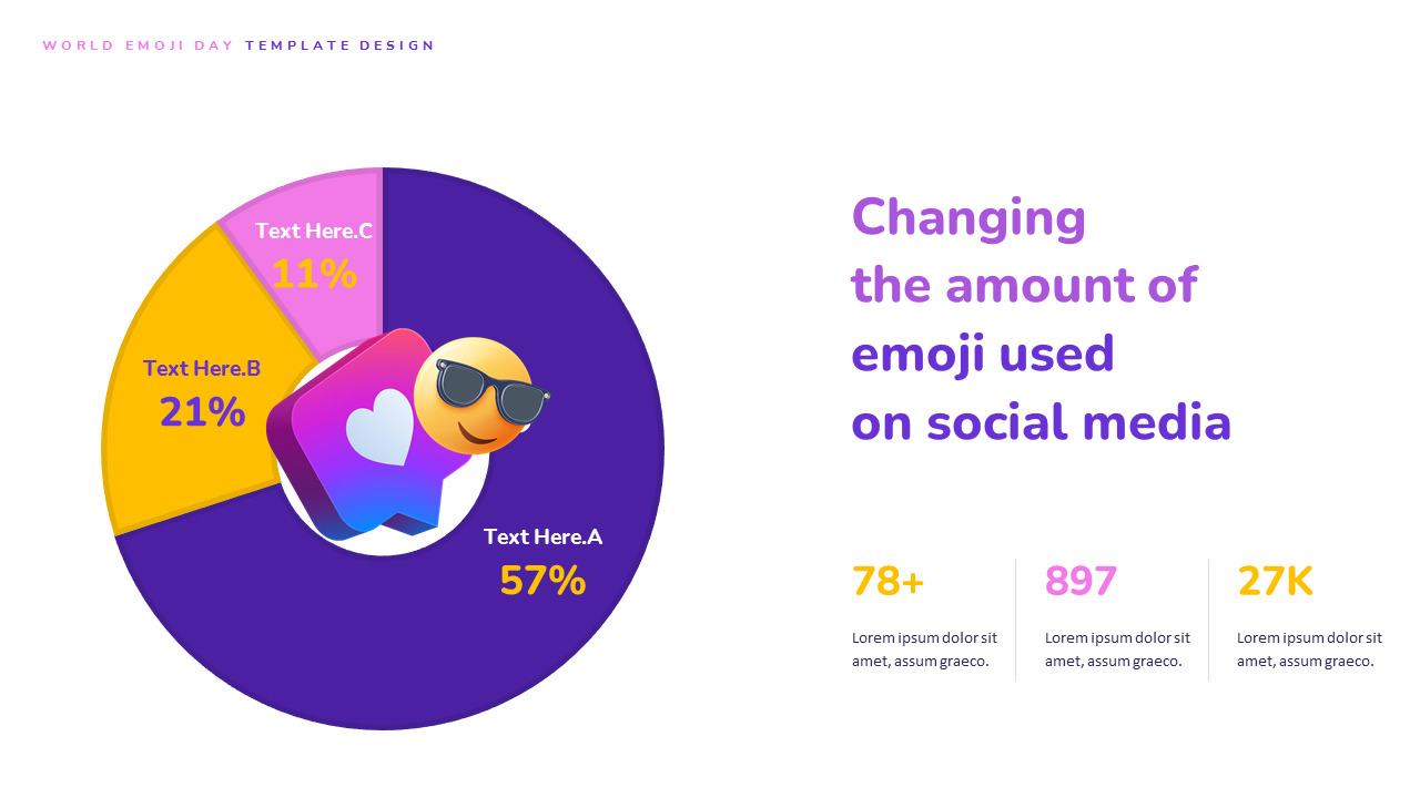 World Emoji Day powerpoint layout