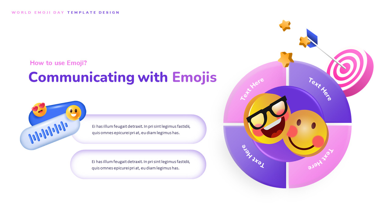 World Emoji Day powerpoint layout