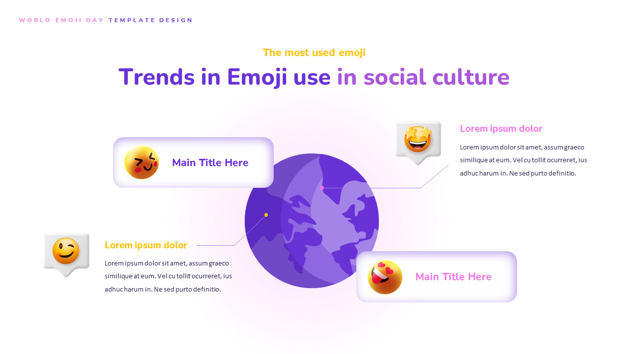 World Emoji Day powerpoint layout