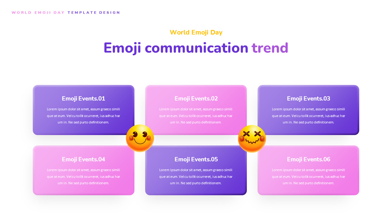 World Emoji Day powerpoint layout