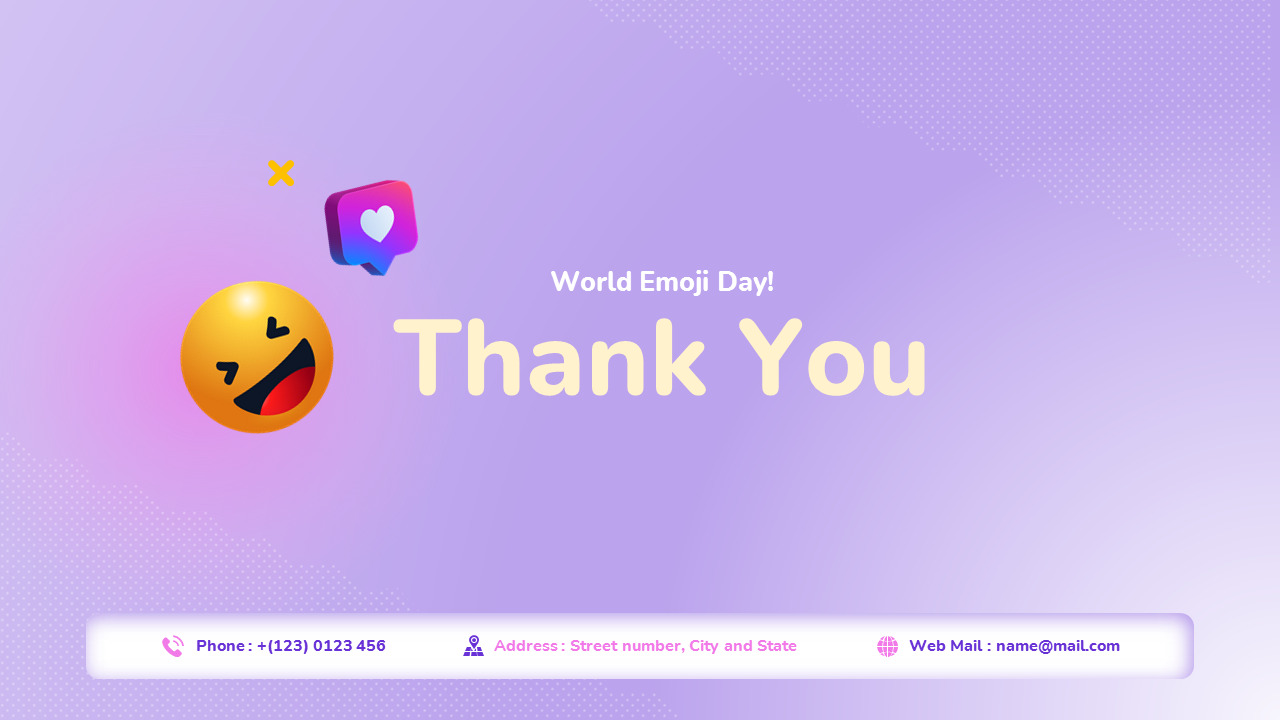 World Emoji Day powerpoint layout