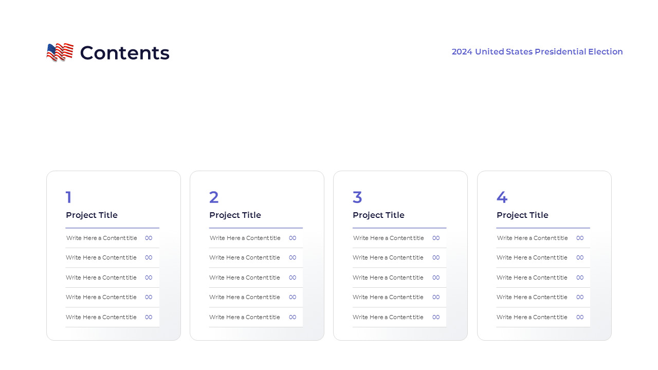 2024 United States presidential election fun google slides themes