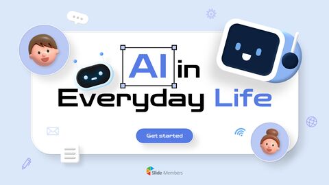 AI in Everyday Life powerpoint animation template