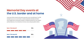 History of Memorial Day Simple Slides Templates
