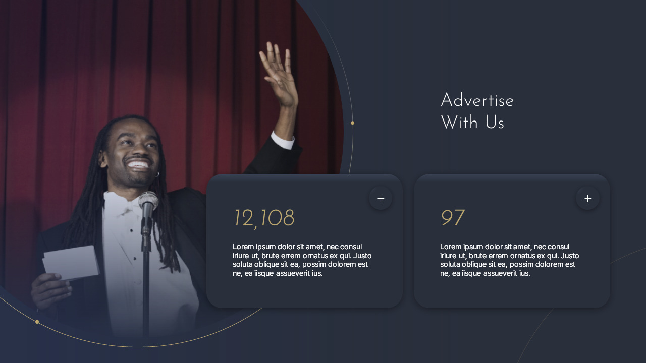 オスカー 2024 第 96 回アカデミー賞 PowerPoint アニメーション スライド