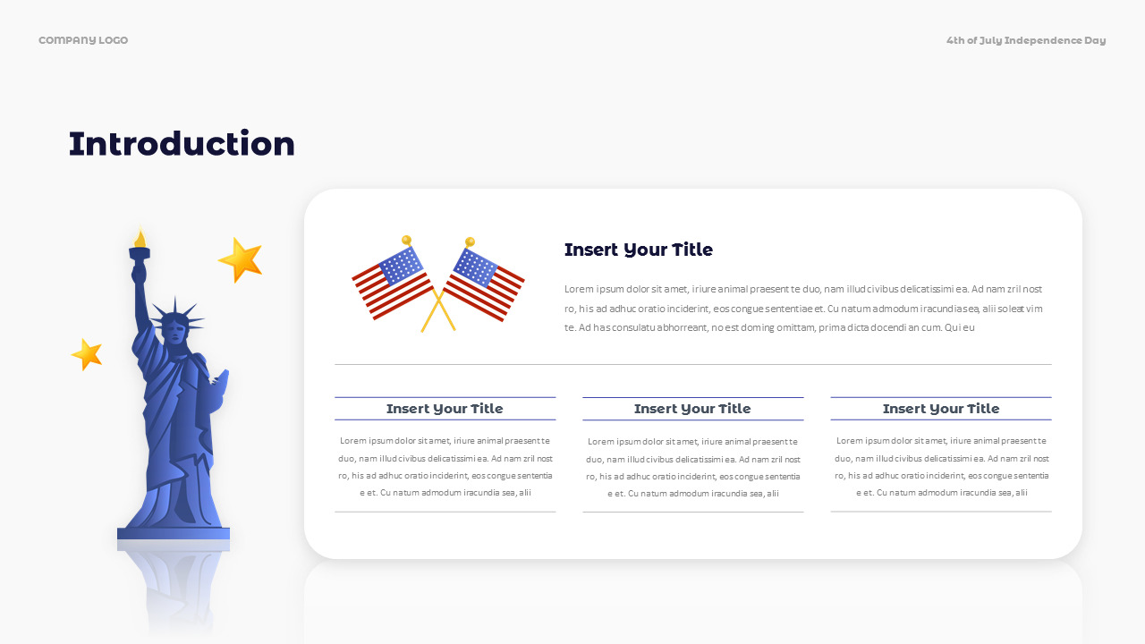 4th of July Independence Day Google Docs PowerPoint
