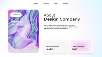 Design Company Profile Google Slides Template Design