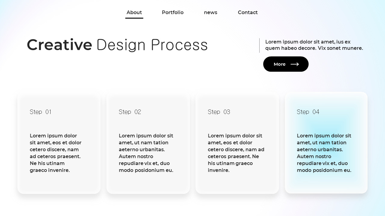 Design Company Profile Google Slides Template Design