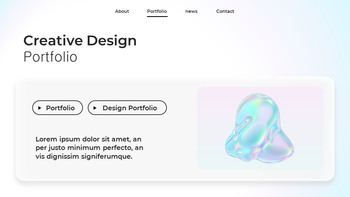 Design Company Profile Google Slides Template Design