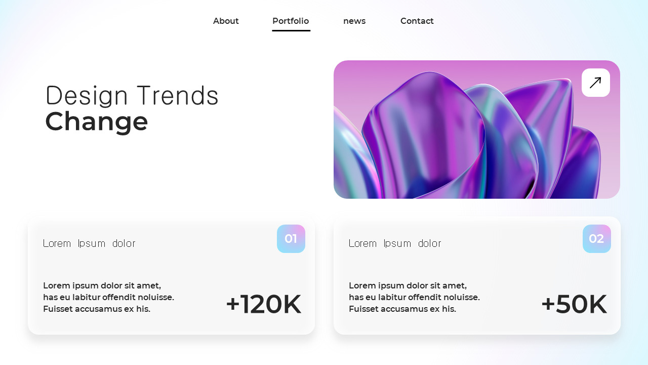 Design Company Profile Google Slides Template Design