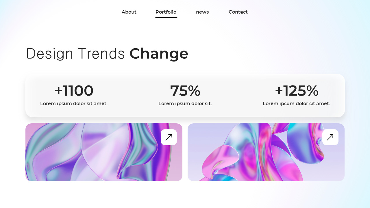 Design Company Profile Google Slides Template Design