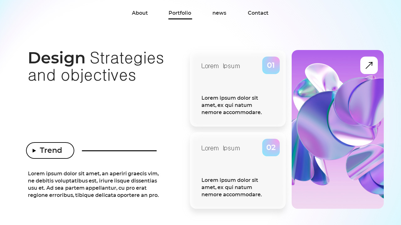Design Company Profile Google Slides Template Design