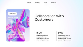 Design Company Profile Google Slides Template Design