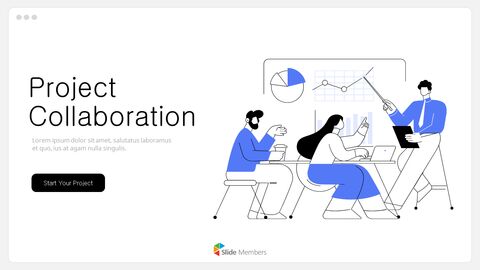 Collaboration au projet thématique Notion modèle ppt
