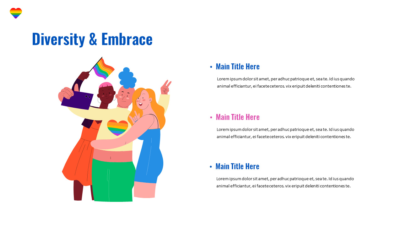 Pride Month google slides template download