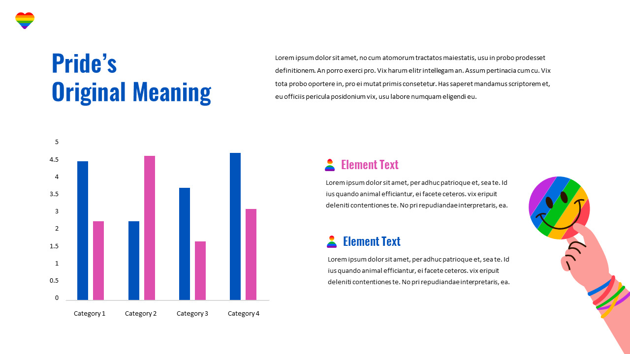 Pride Month google slides template download