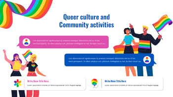 Pride Month google slides template download