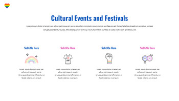 Pride Month google slides template download