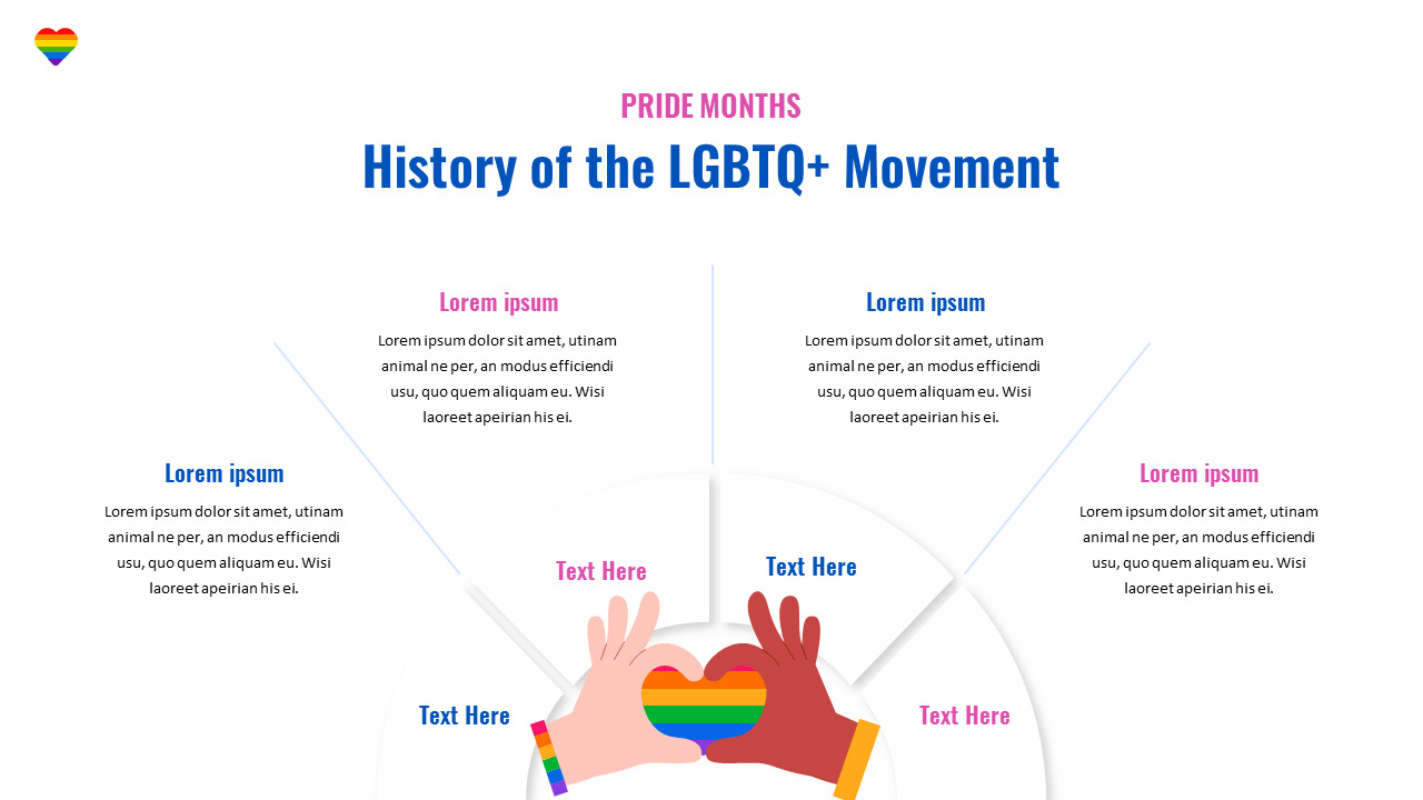 Pride Month google slides template download
