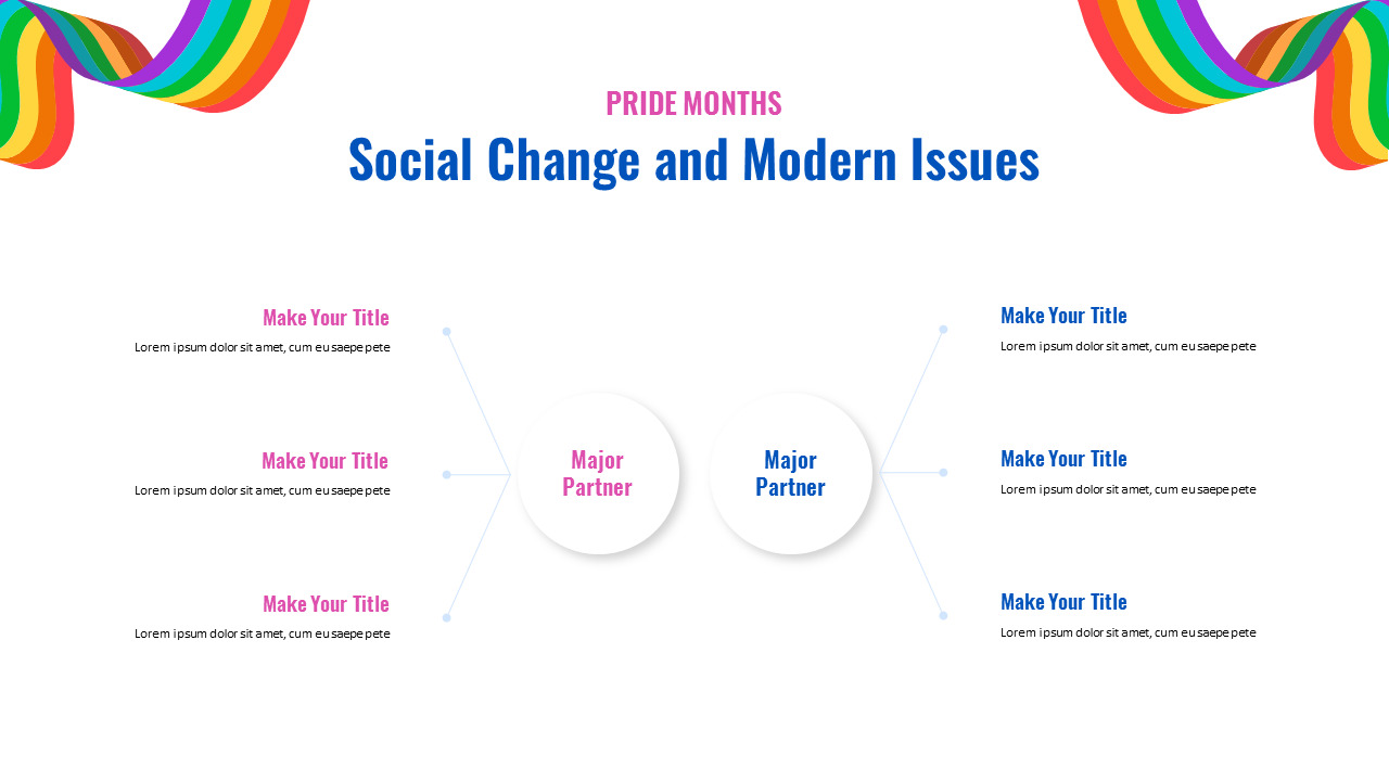 Pride Month google slides template download