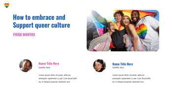 Pride Month google slides template download