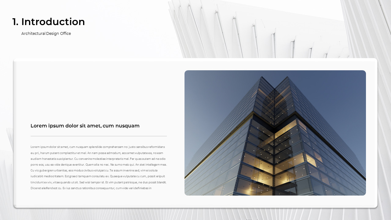 Architectural Design Office team presentation template