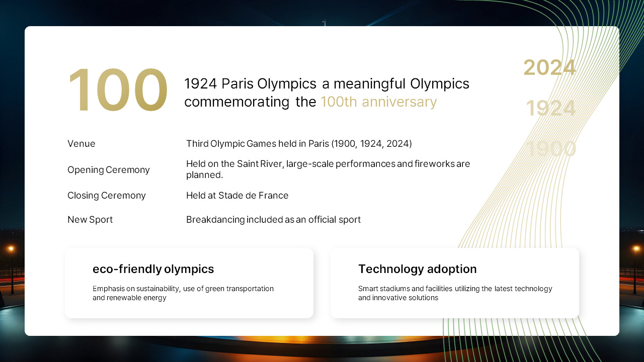 Paris Olympics 2024 powerpoint presentation download