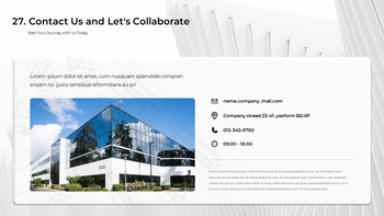 Architectural Design Office team presentation template