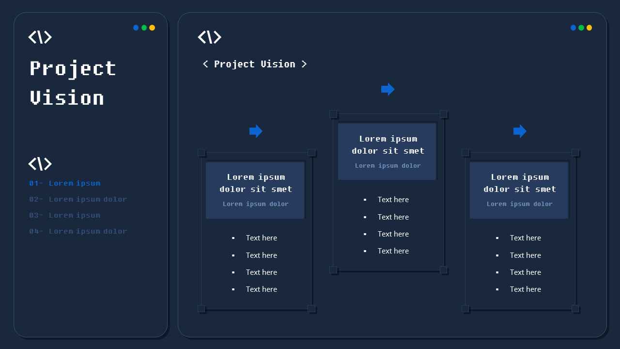 Pixel Art Coding Programming Best Business PowerPoint Templates