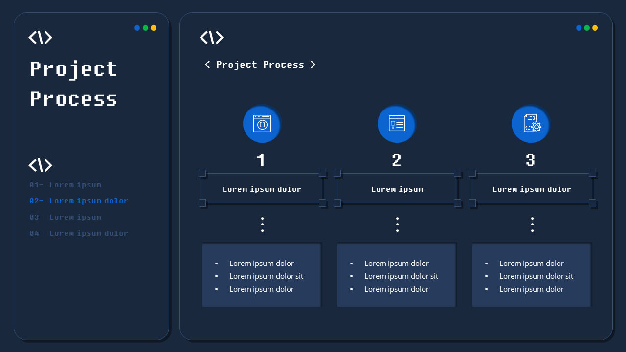 Pixel Art Coding Programming Best Business PowerPoint Templates