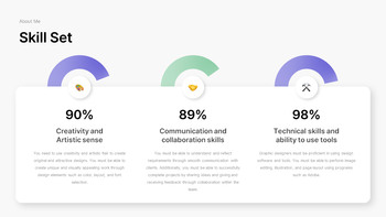 3D Character Portfolio google slides design