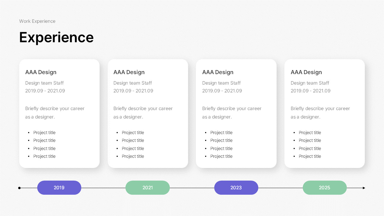 3D Character Portfolio google slides design