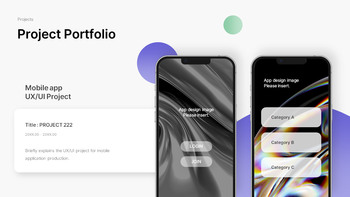 3D Character Portfolio google slides design