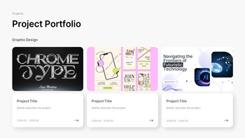 3D Character Portfolio google slides design