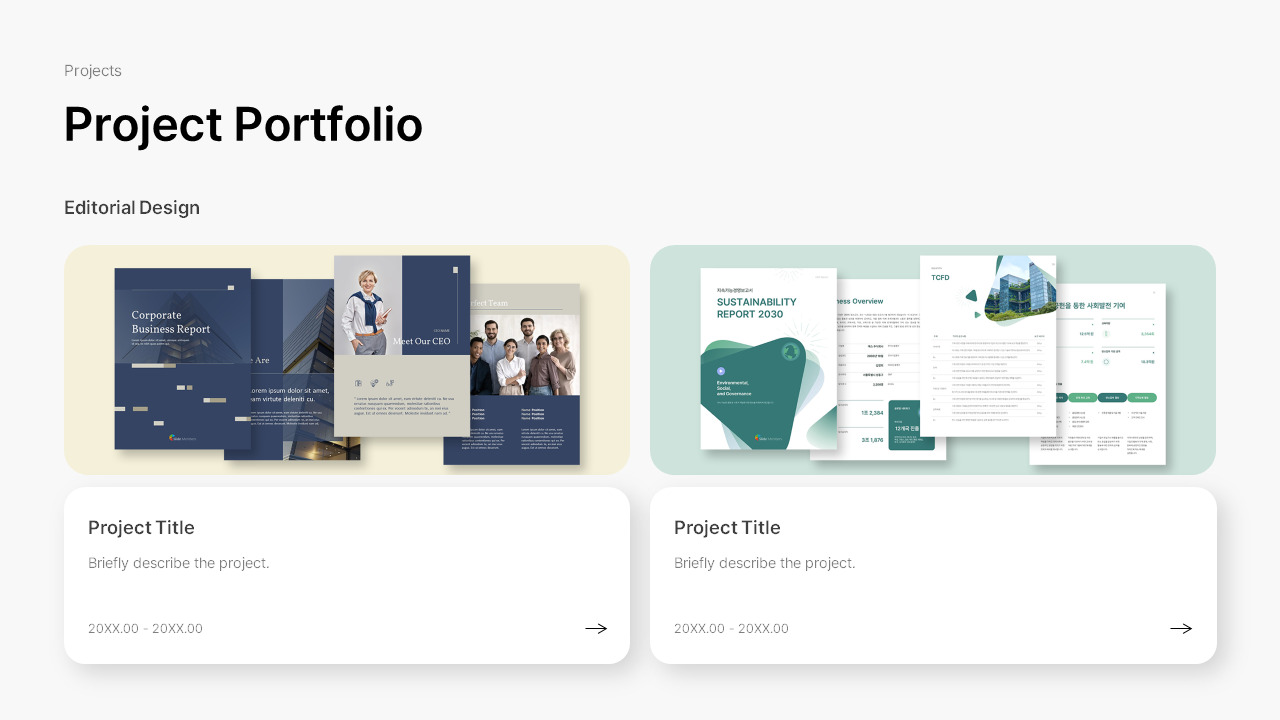 3D Character Portfolio google slides design