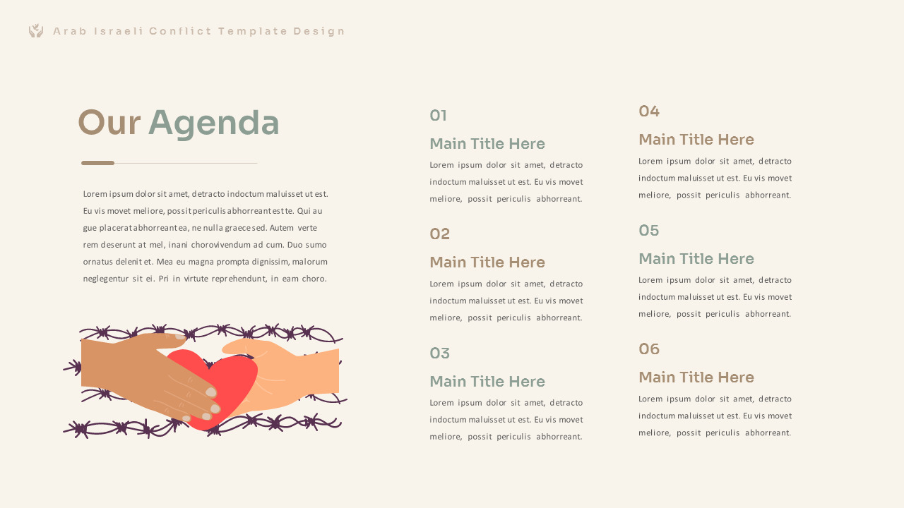 Arab Israeli Conflict slide template