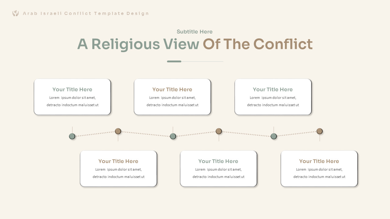 Arab Israeli Conflict slide template