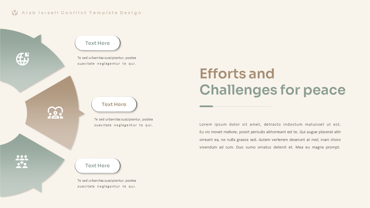 Arab Israeli Conflict team presentation template