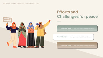 Arab Israeli Conflict team presentation template