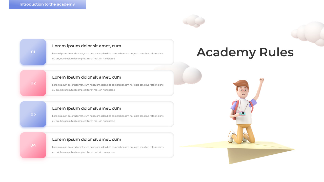 Introduction to the academy Startup Pitch Deck
