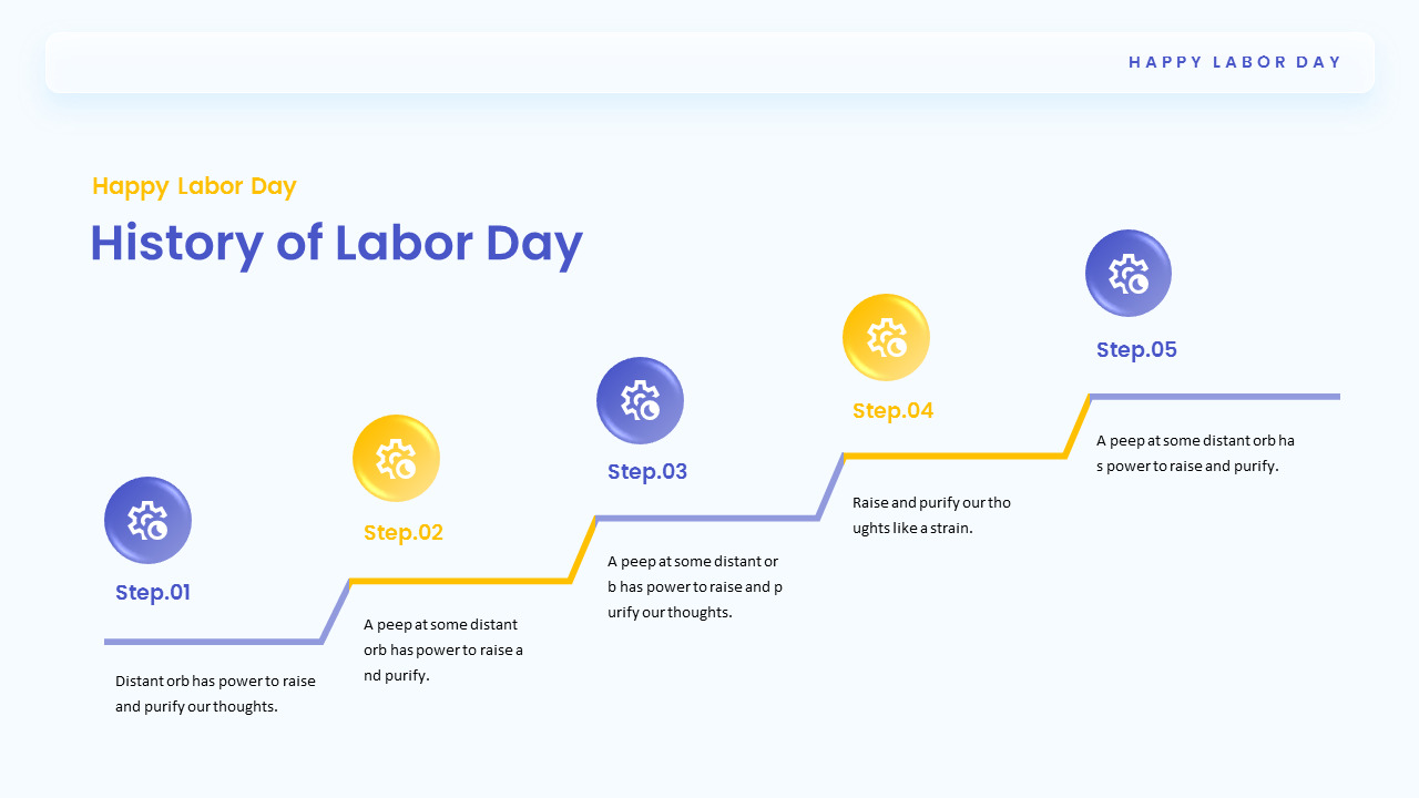 Labor Day business plan ppt template