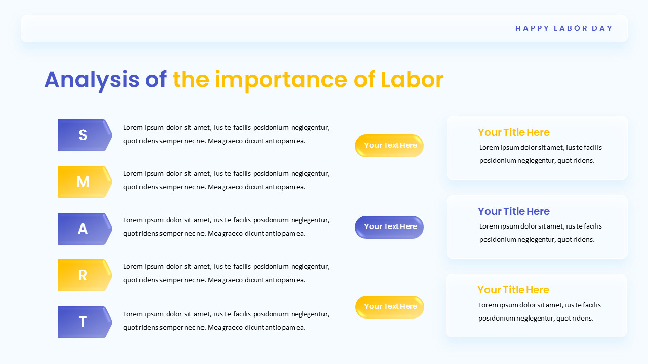 Labor Day business plan ppt template