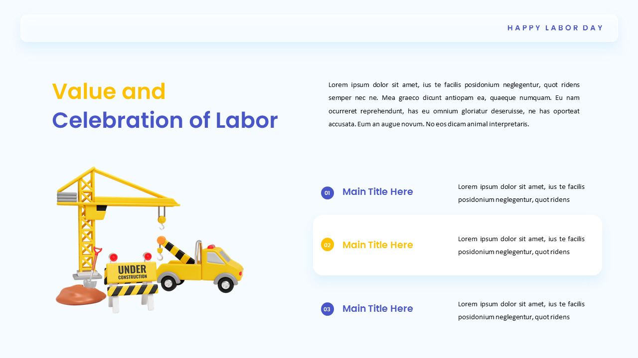 Labor Day google slides slide templates