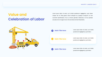 Labor Day google slides slide templates