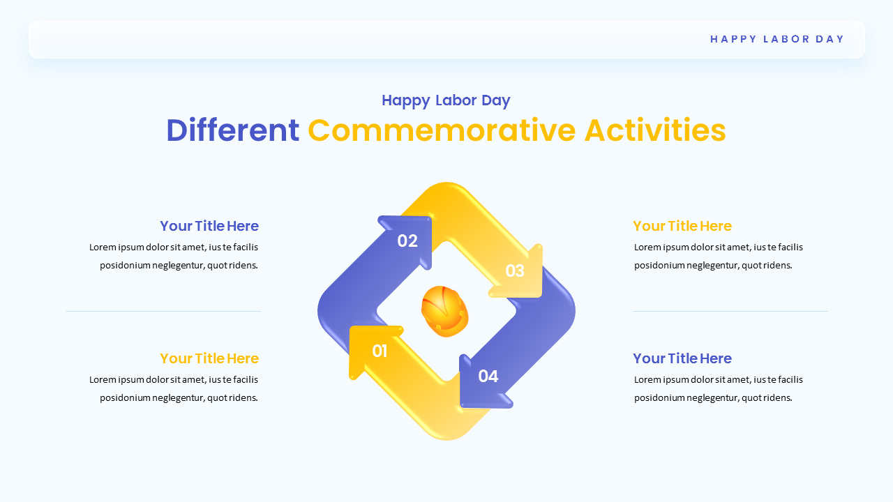 Labor Day google slides slide templates