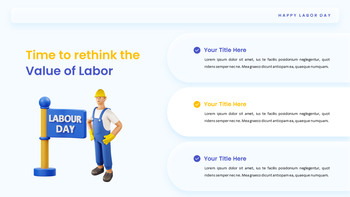 Labor Day google slides slide templates
