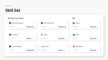 3D Character Portfolio google slides presentation slides