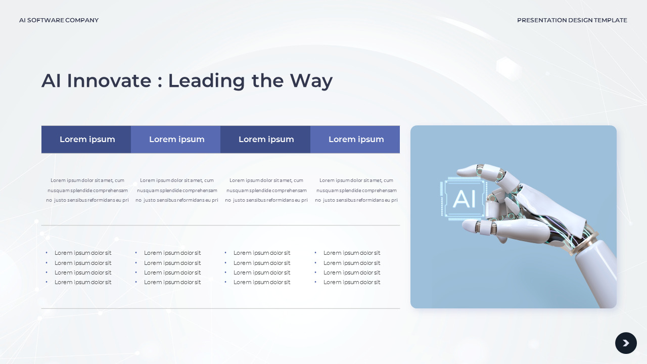 AI software company ppt ppt