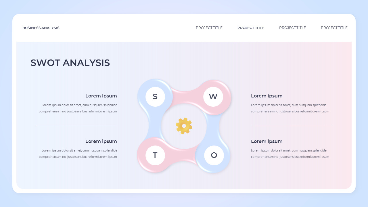 Business Analysis template power point